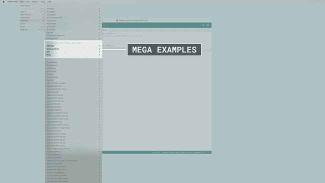 Mega 2560 Rev3 examples.