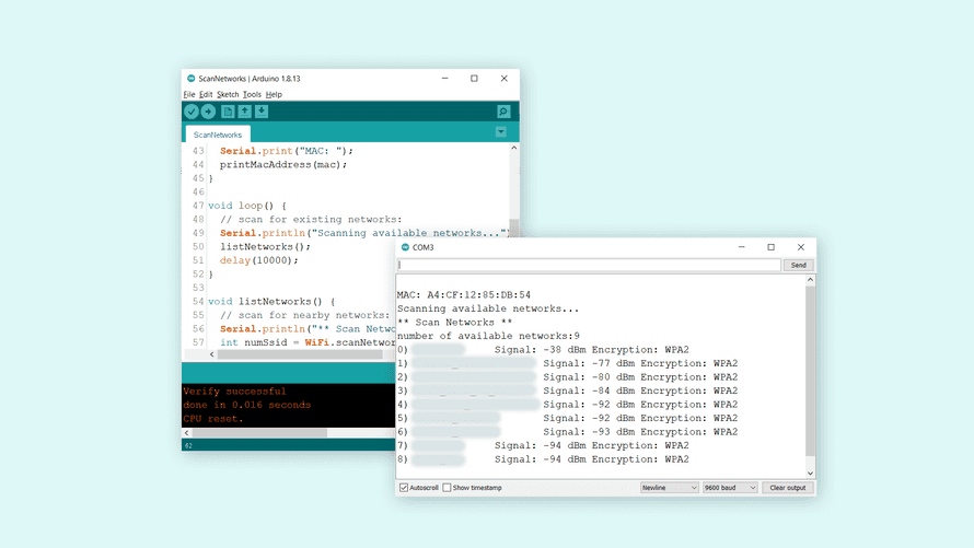Scanning Networks With Arduino Uno Wifi Rev2 Arduino Documentation