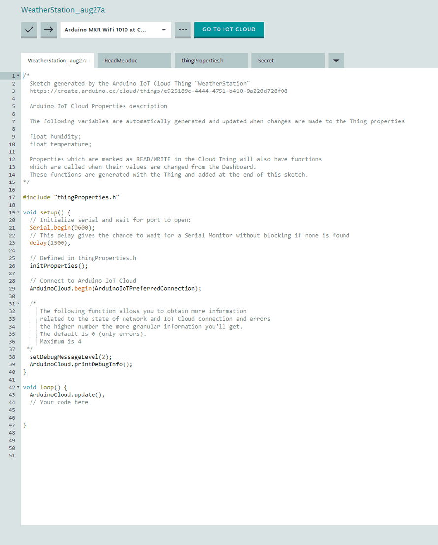 Iot Prime Experiment 04 Arduino Documentation