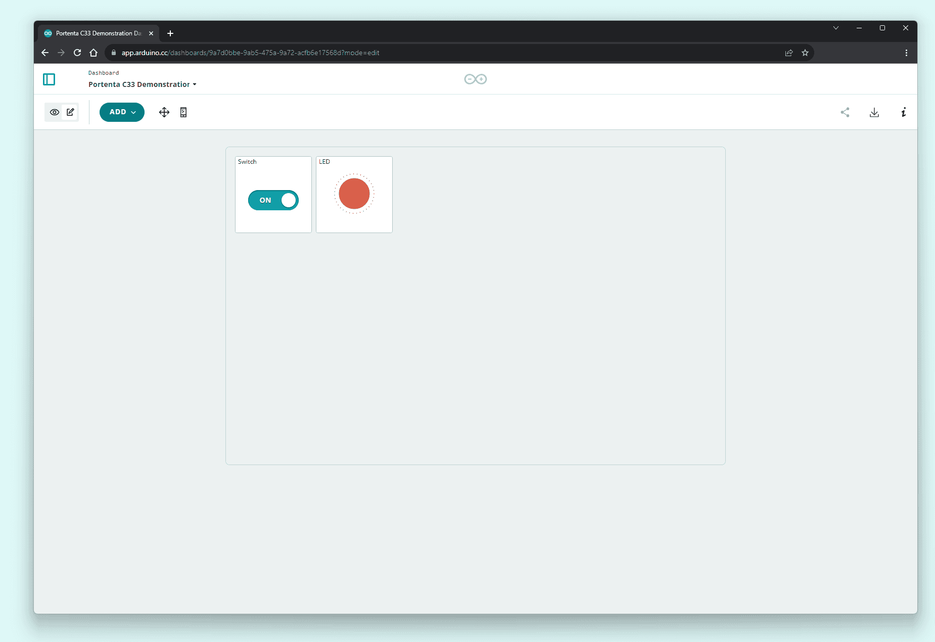 arduino cloud dashboard setup