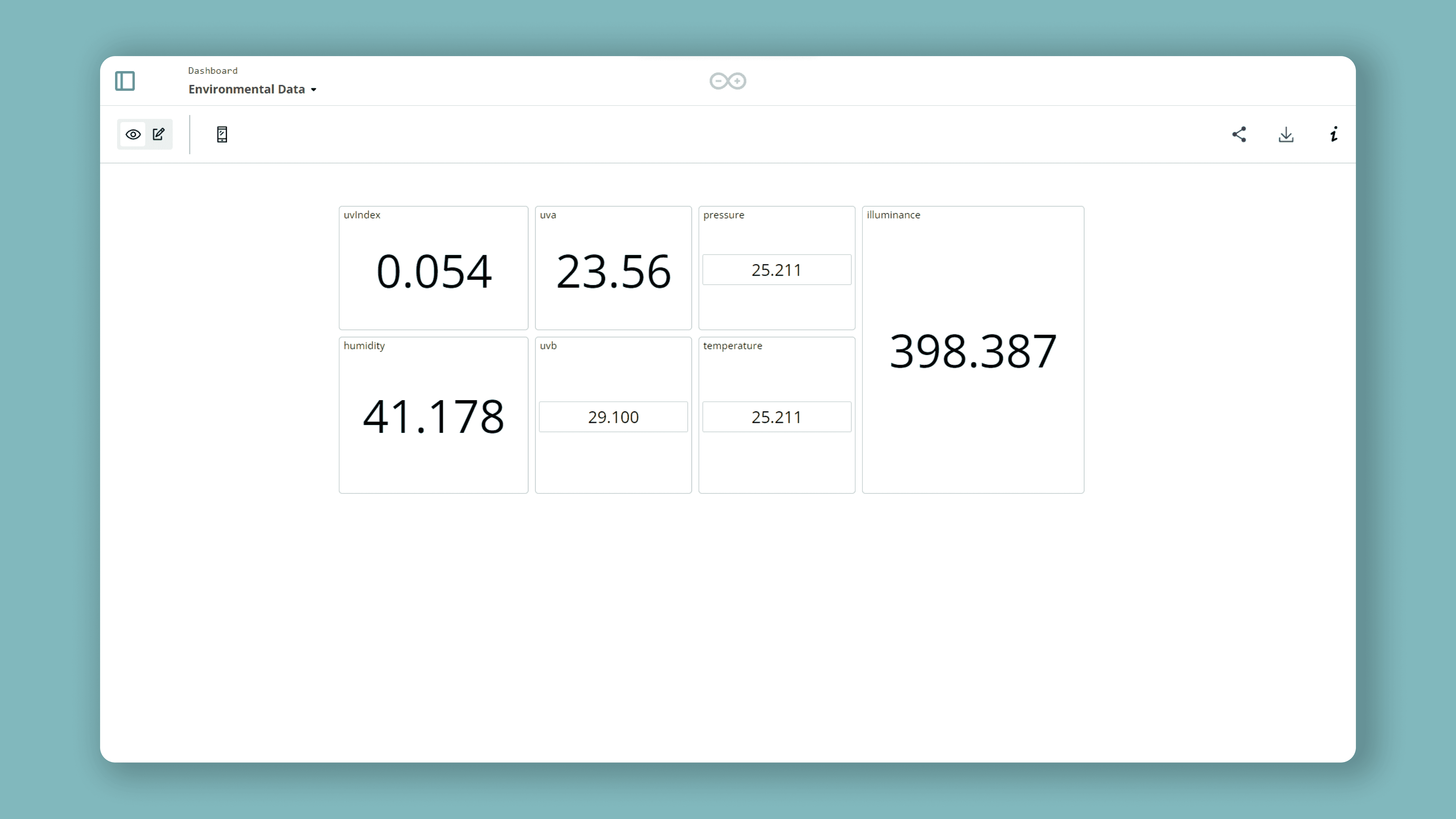 Environmental Data In The Arduino Cloud Arduino Documentation