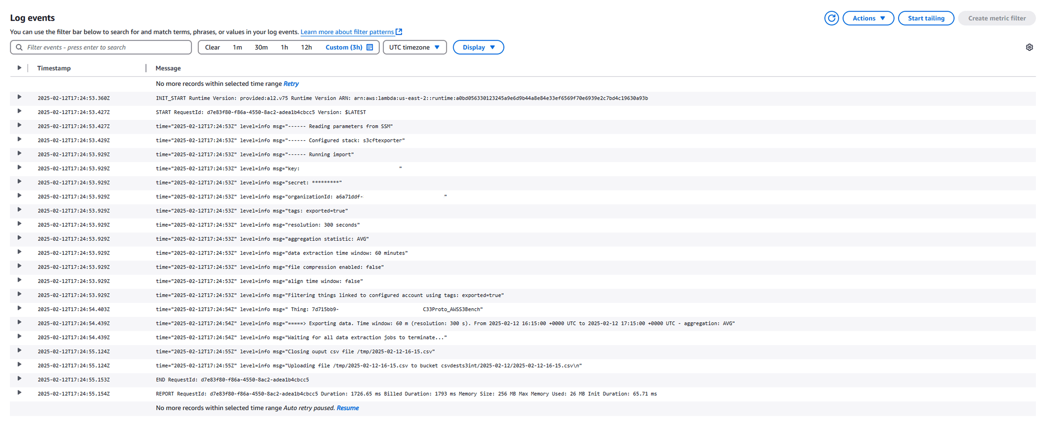 S3 Bucket date defined organization