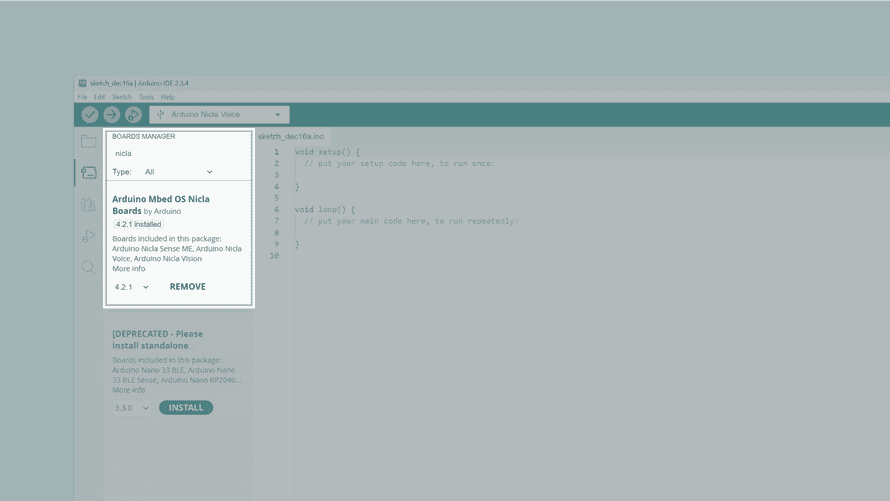Installing The Arduino Mbed Os Nicla Boards Core In The Arduino Ide Bootloader