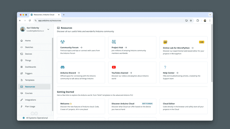 Setting up the online environment is quick and easy. Follow the steps ...