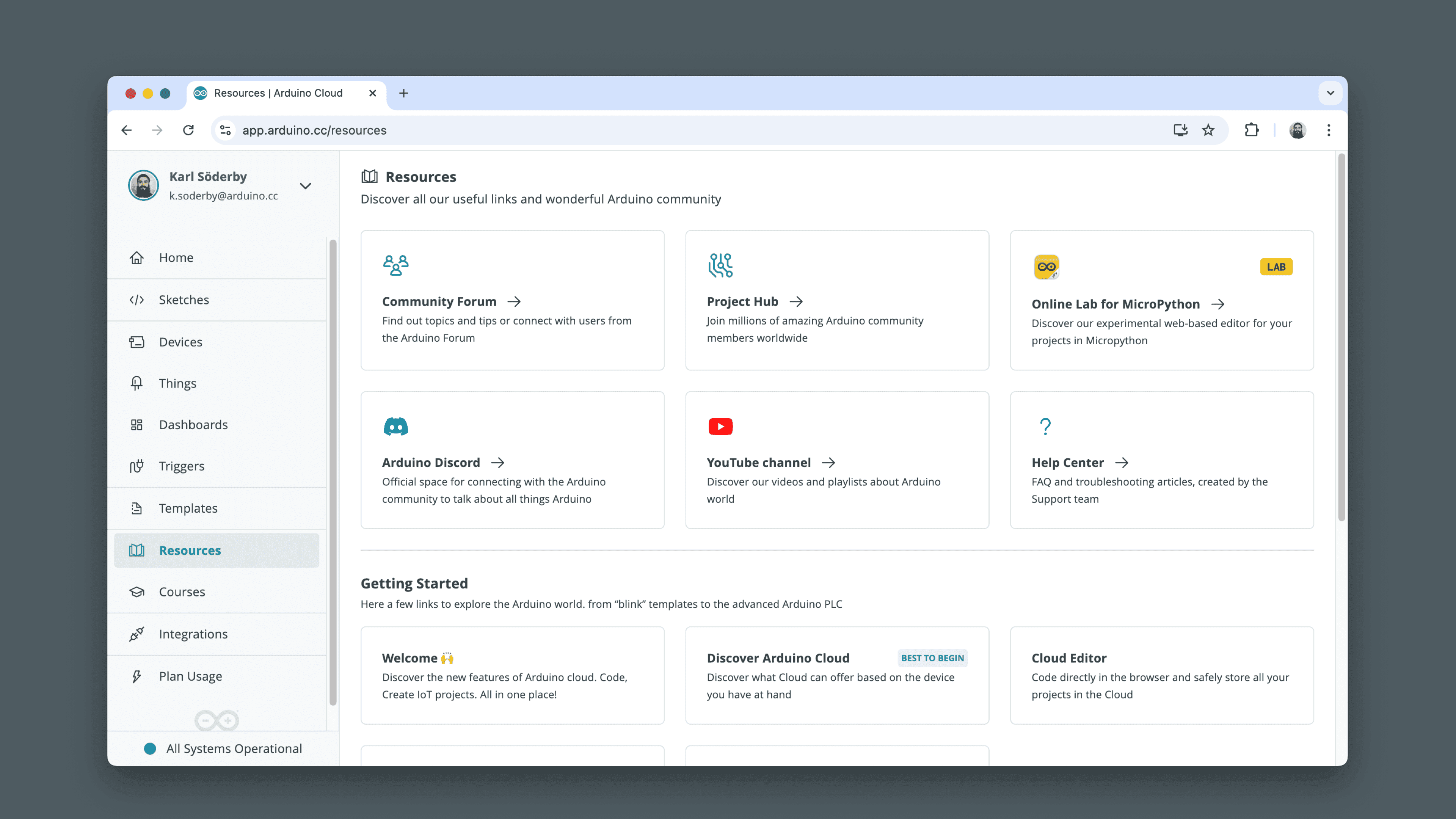 Setting up the online environment is quick and easy. Follow the steps below to achieve it: