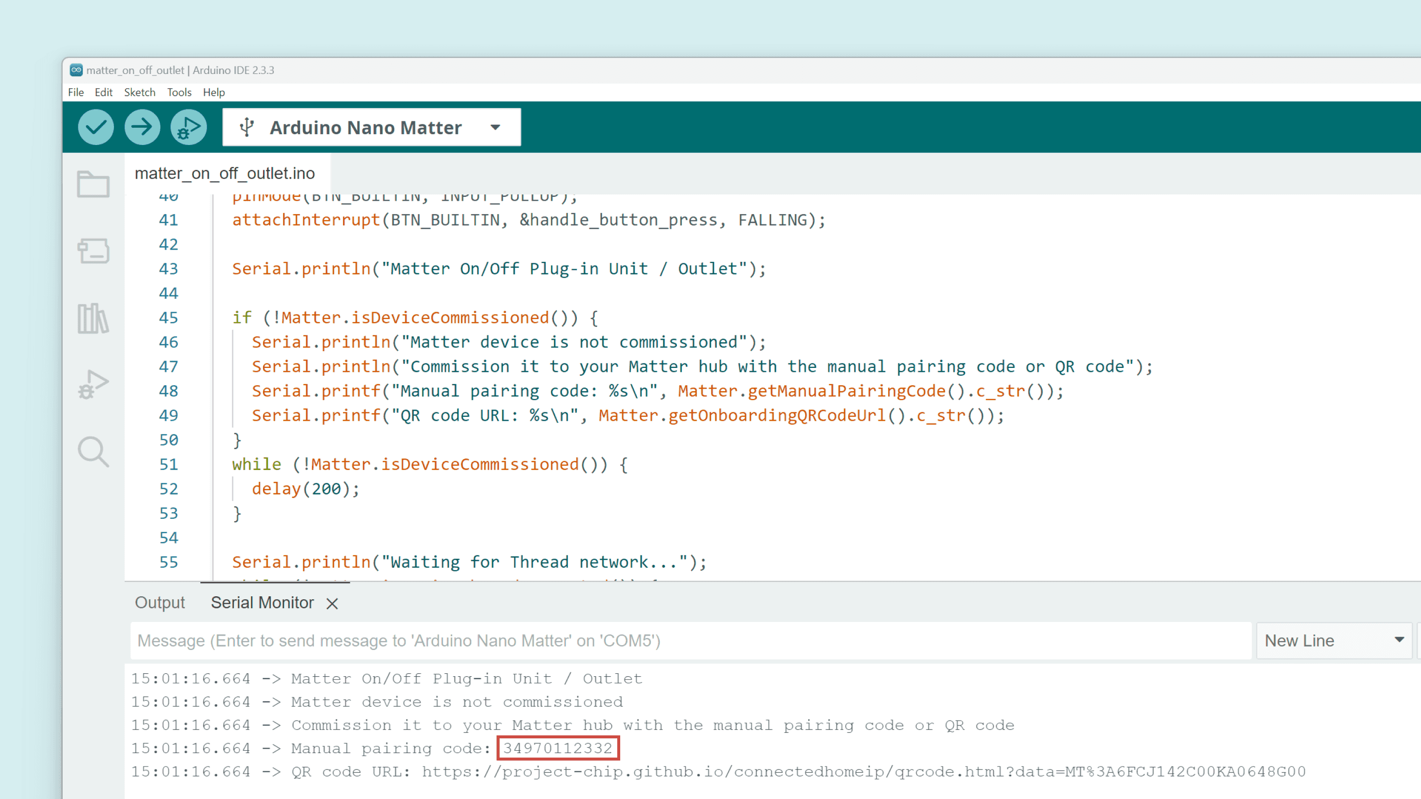 End-device Matter credentials
