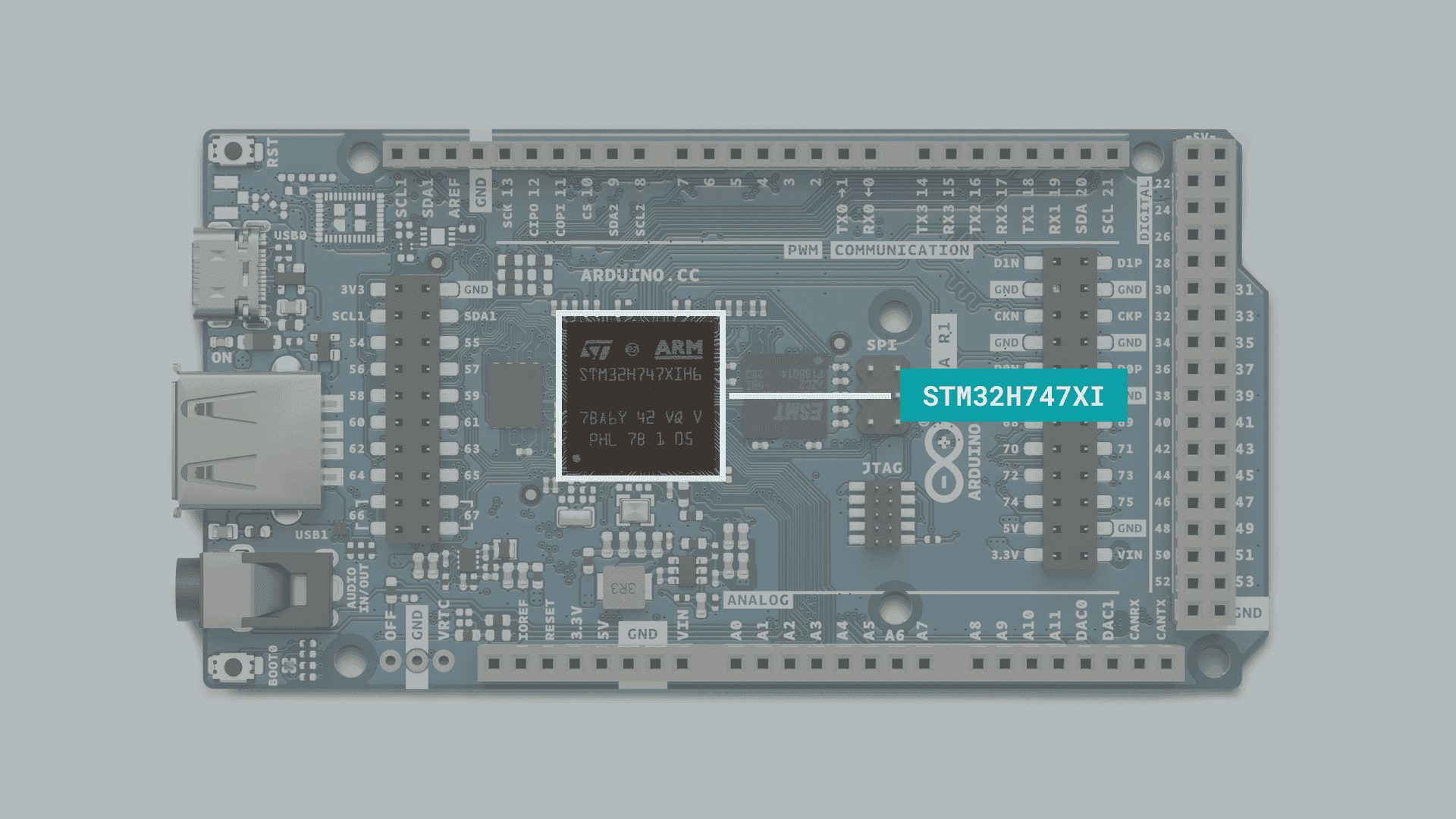 Microcontroller on the GIGA R1