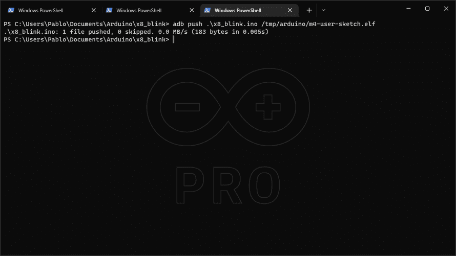 Uploading Sketches to the M4 Core on Arduino Portenta X8 | Arduino Documentation | Arduino ...