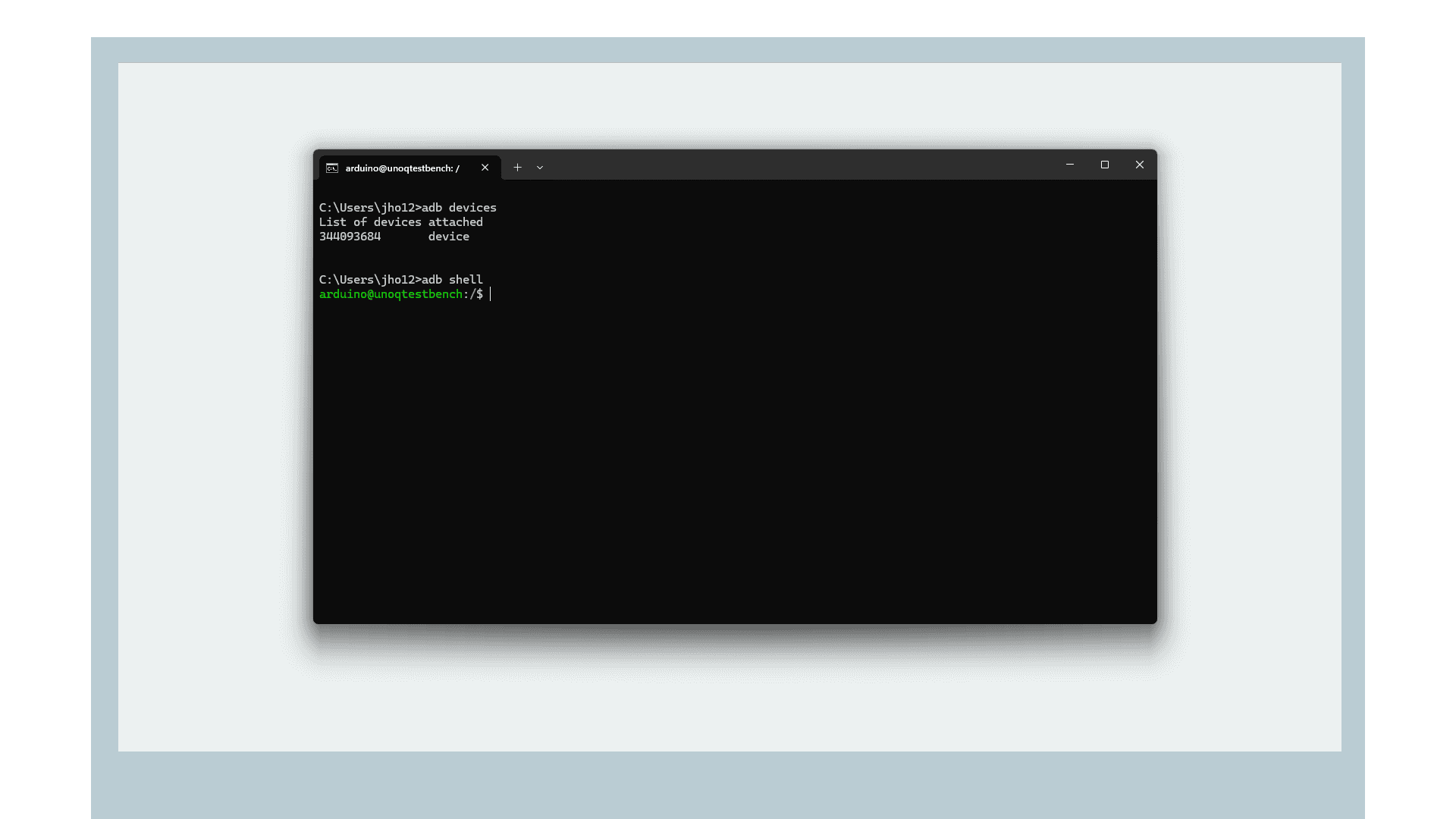 Through USB-C® (ADB)
