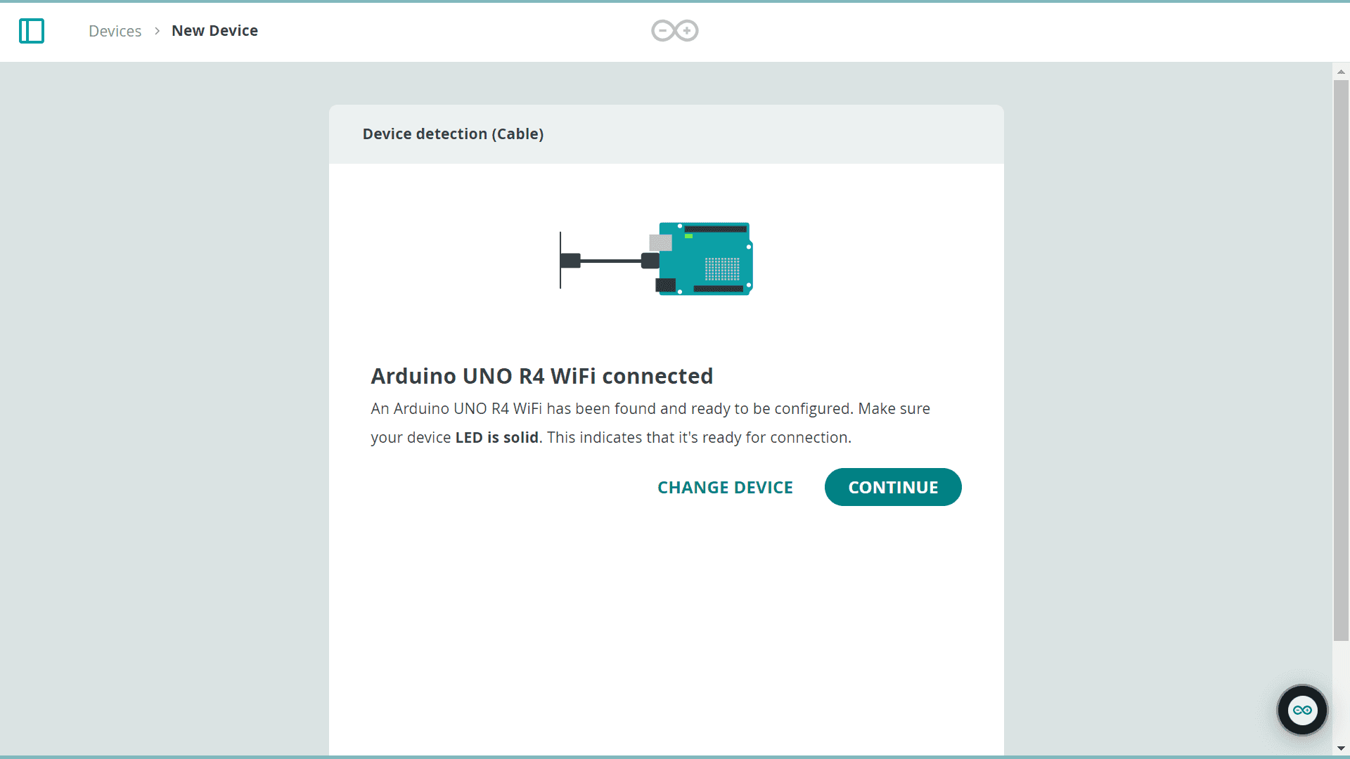 Board connected to the cloud