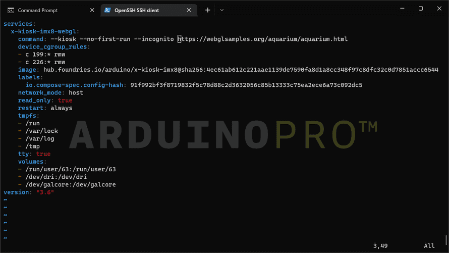 11 Output Webgl Content On A Screen Arduino Documentation