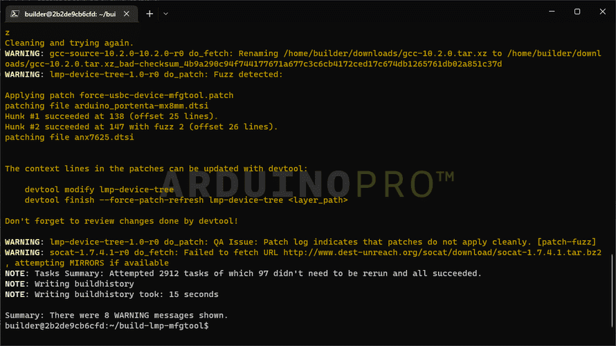 08. How To Build a Custom Image for Your Portenta X8 | Arduino Documentation