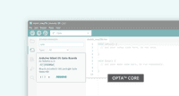Installing the Opta™ core in the Arduino IDE