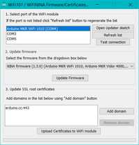 Firmware/Certificate uploader for u-Blox NINA modules. | Arduino ...