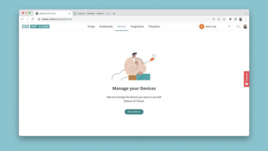 Setting Up Nano Rp2040 Connect With Arduino Iot Cloud Arduino 4814