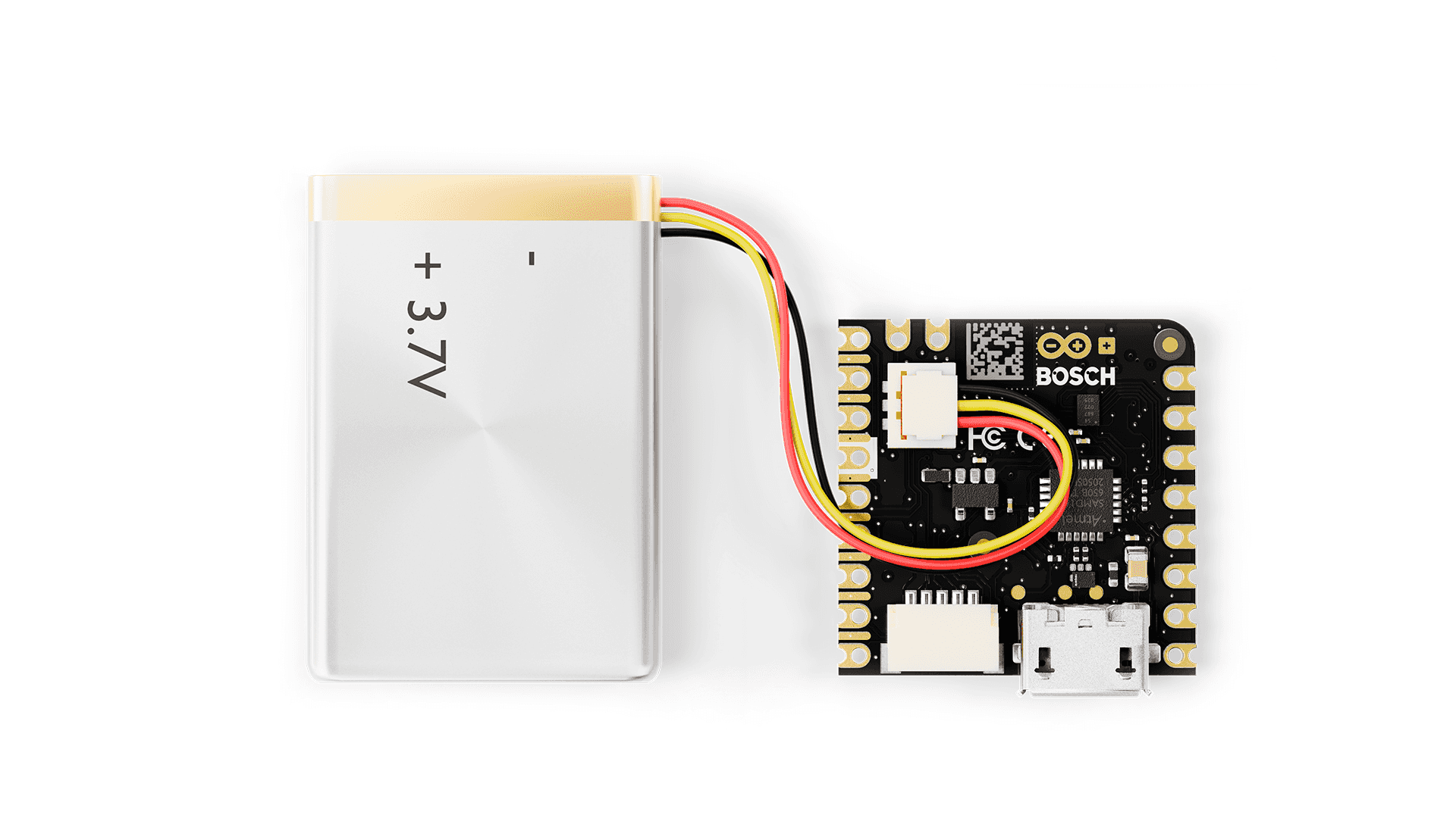 Nicla Sense Me Battery Powered
