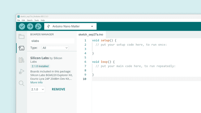 Silicon Labs board package