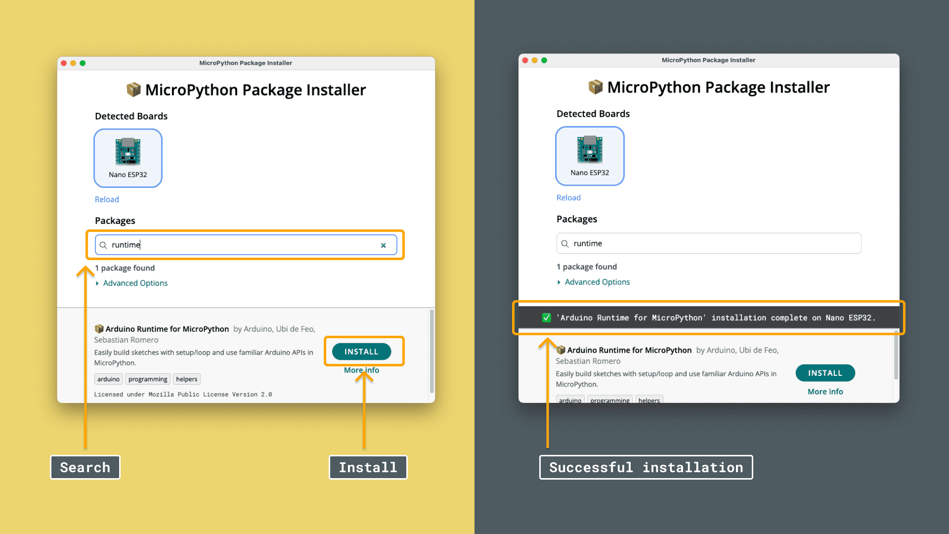Install the library.