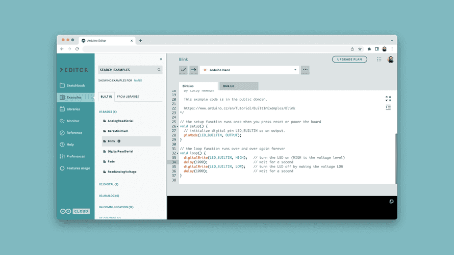 The Cloud Editor.