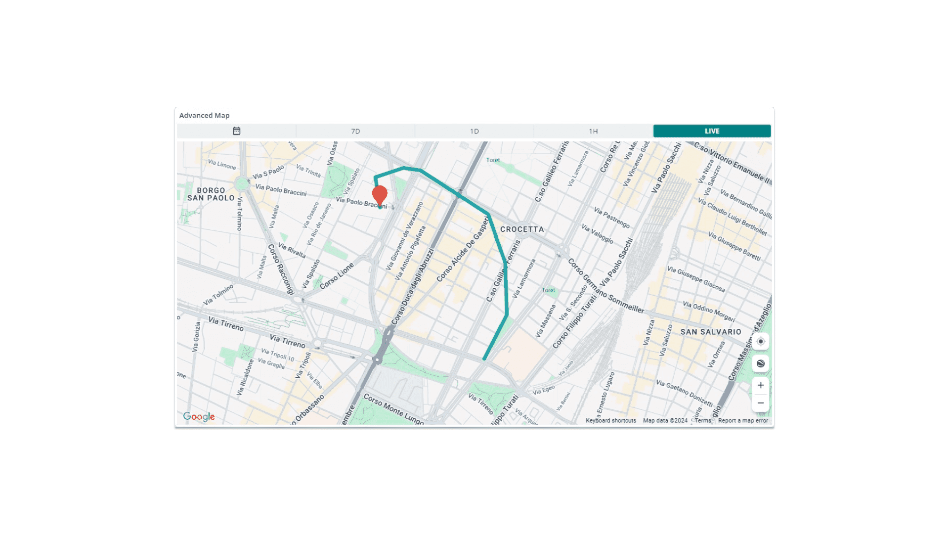 Advanced Map Widget