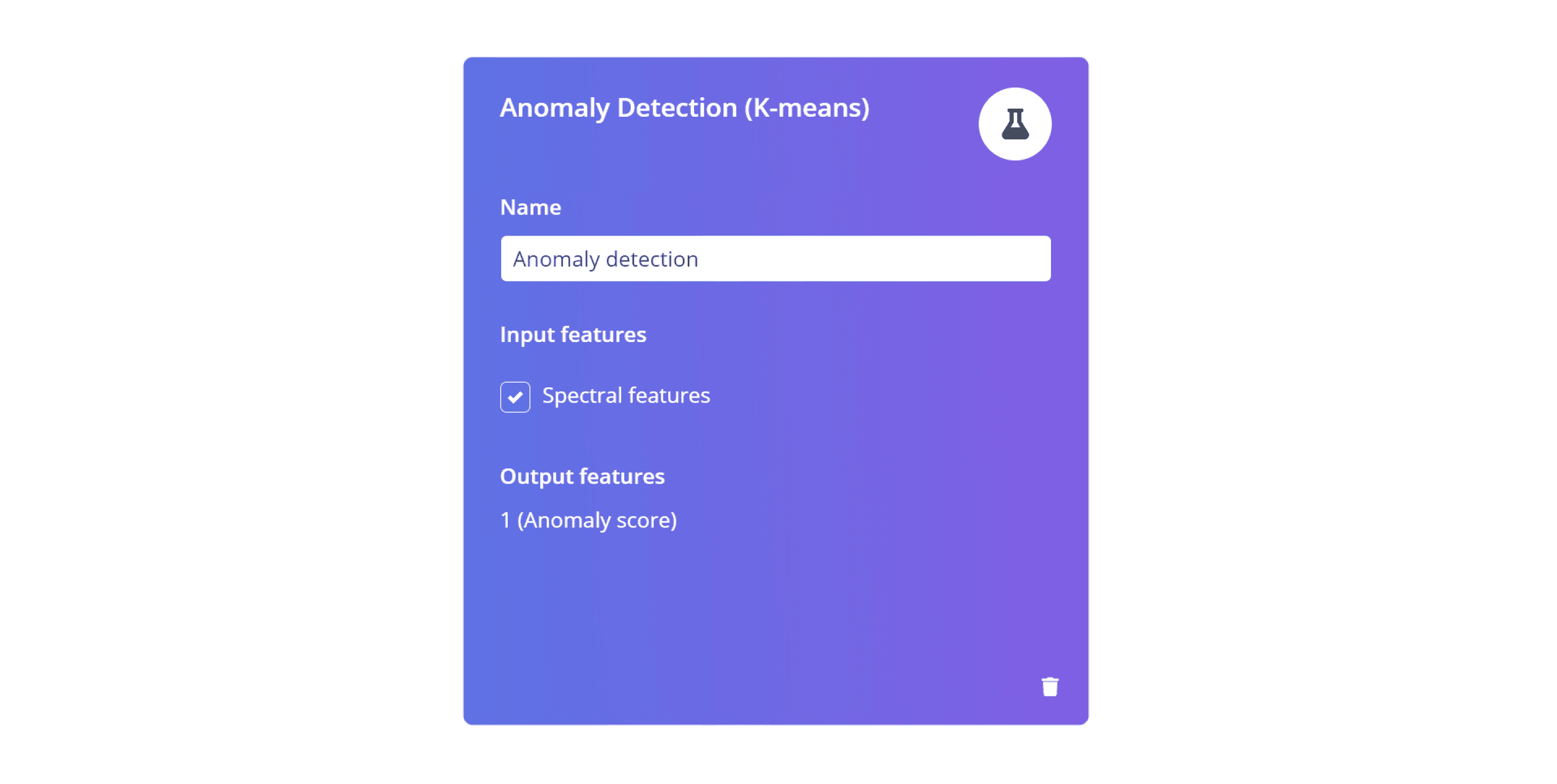 Anomaly Detection block