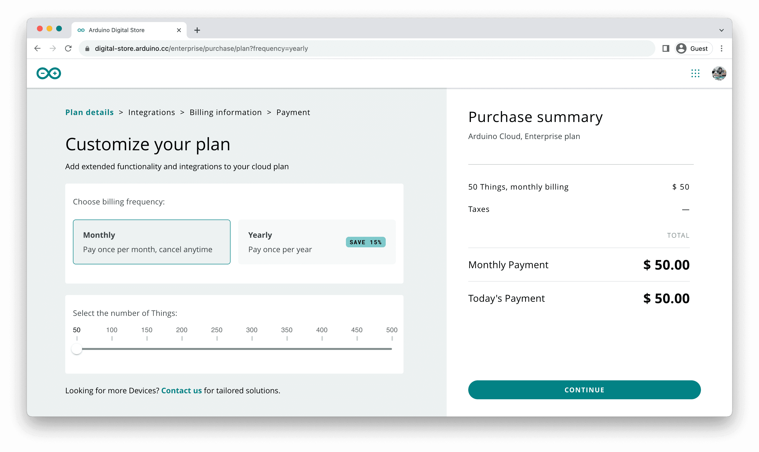 Arduino Cloud Plans Details