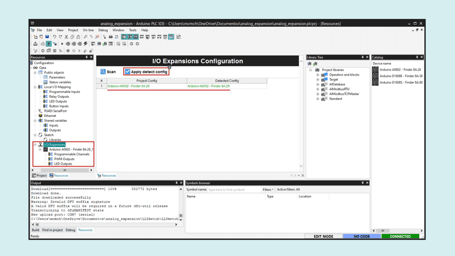 Adding the expansion to the environment
