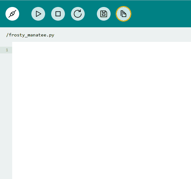File Manager Button