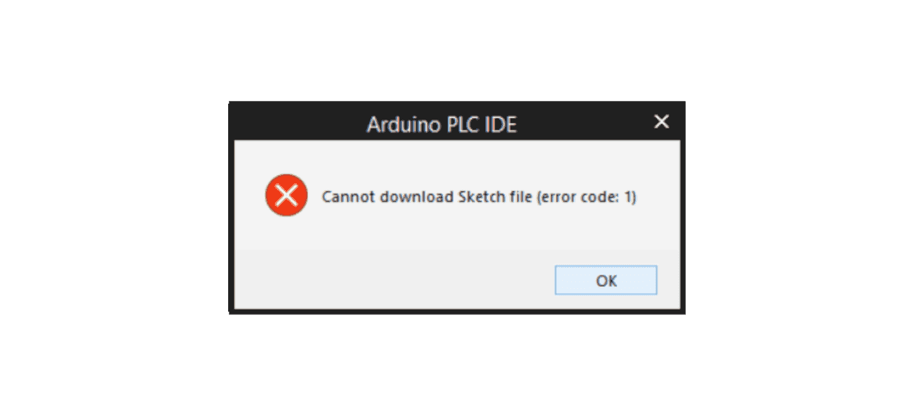 Download error message