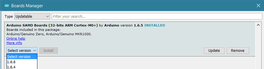 Update the Bootloader on the Arduino Zero | Arduino Documentation
