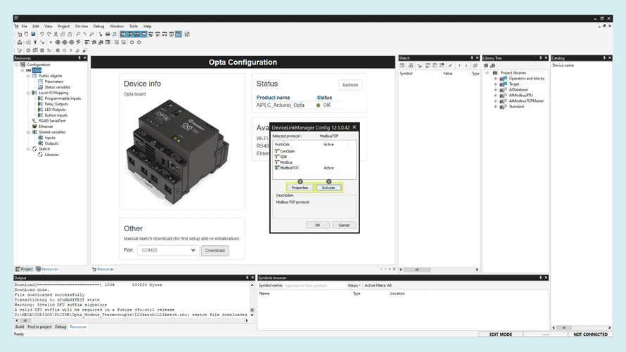 Modbus Tcp Connection Modbus Tcp Ip Setup