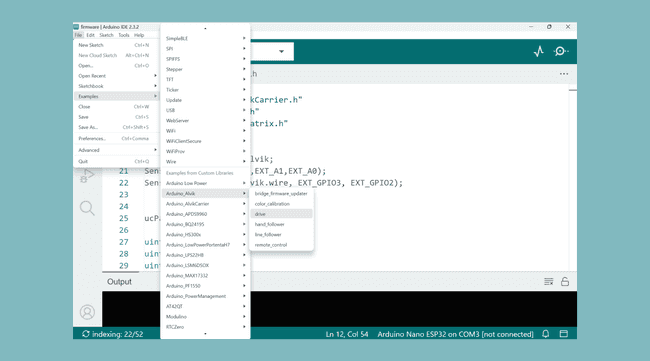 Upload the drive example