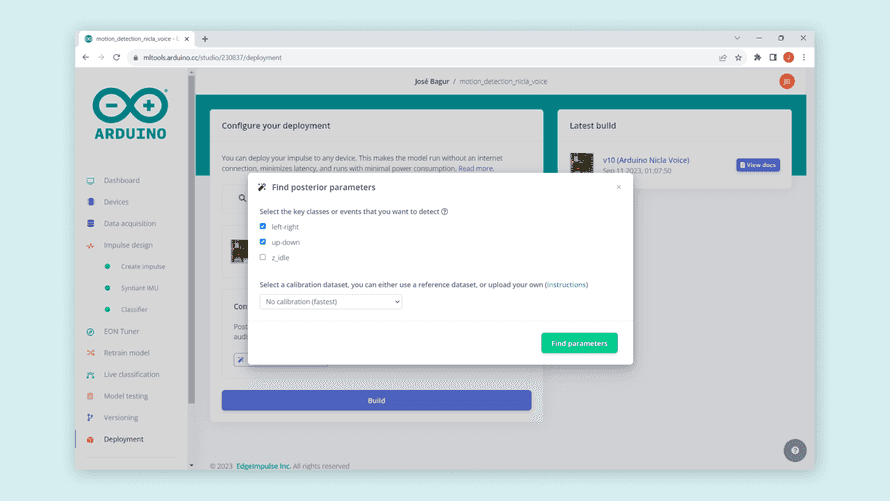 Motion Detection with Nicla Voice and Machine Learning Tools | Arduino ...