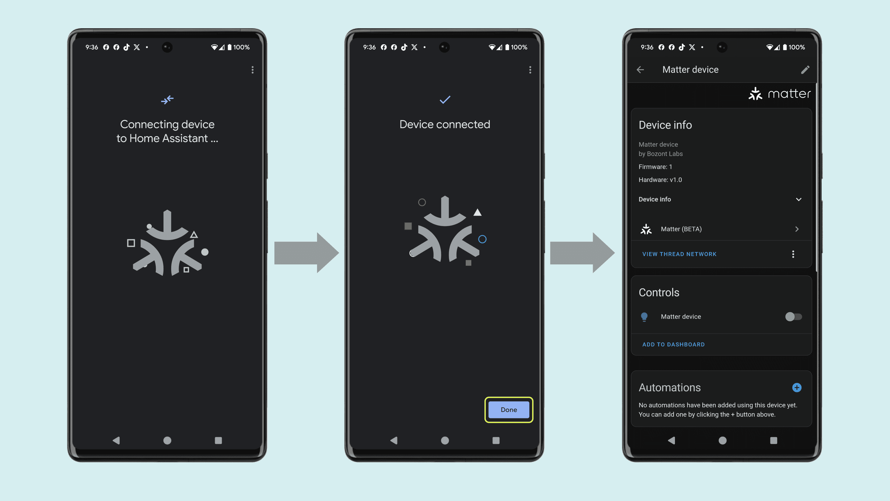 Adding a new Matter device to Amazon Alexa