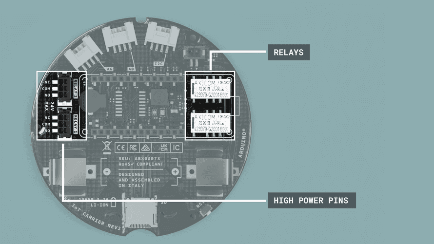 MKR IoT Carrier Rev2 Cheat Sheet | Arduino Documentation