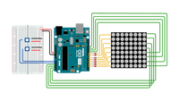 Circuit diagram of the LED matrix.
