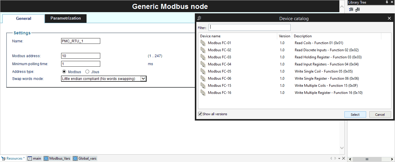 Arduino PLC IDE - Modbus Functions