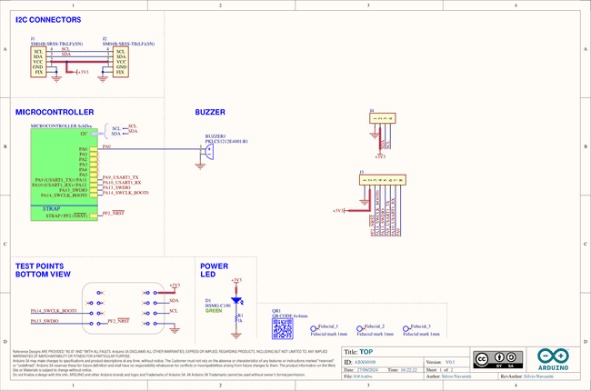 Full Schematic Modulino Buzzer