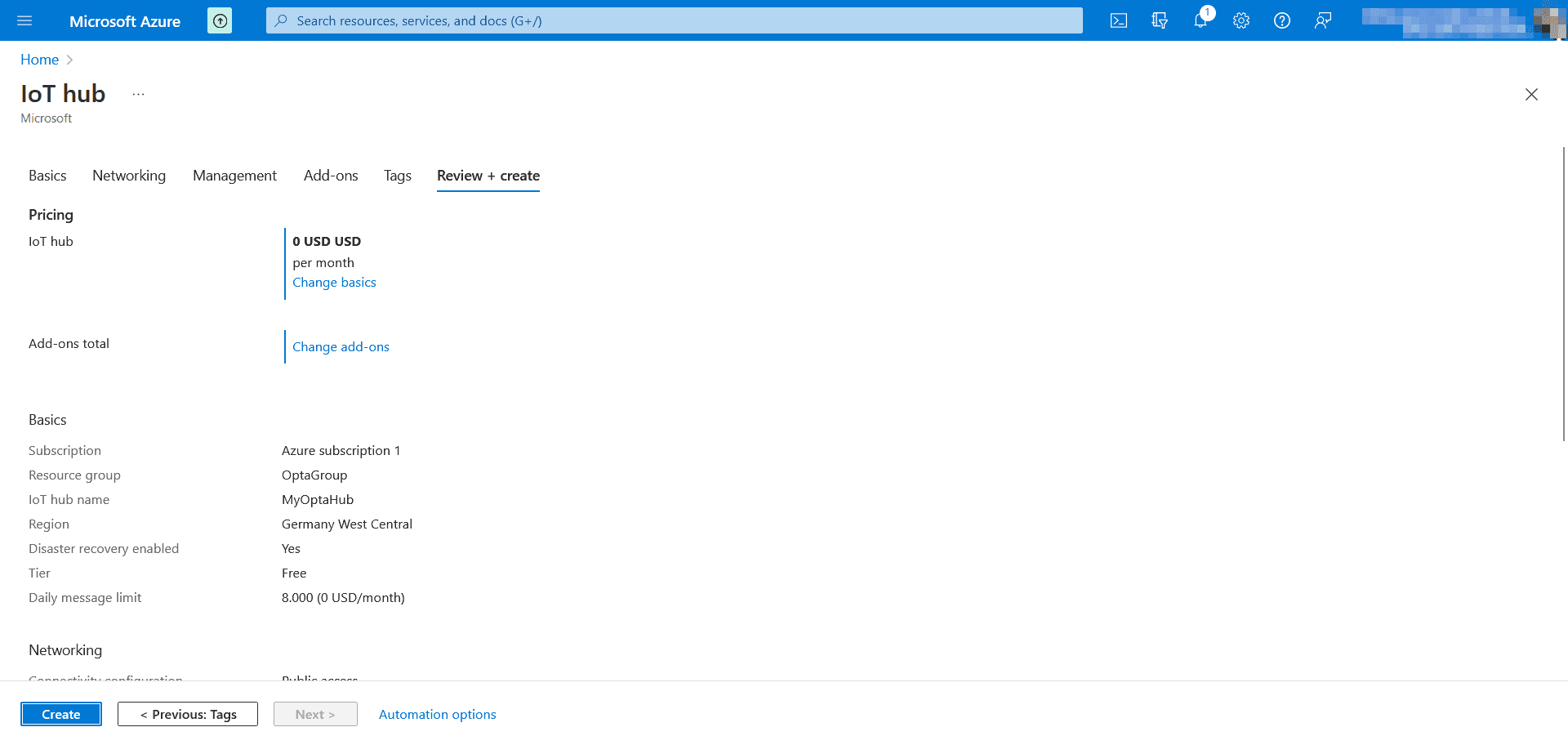 Opta™ with Azure IoT | Arduino Documentation
