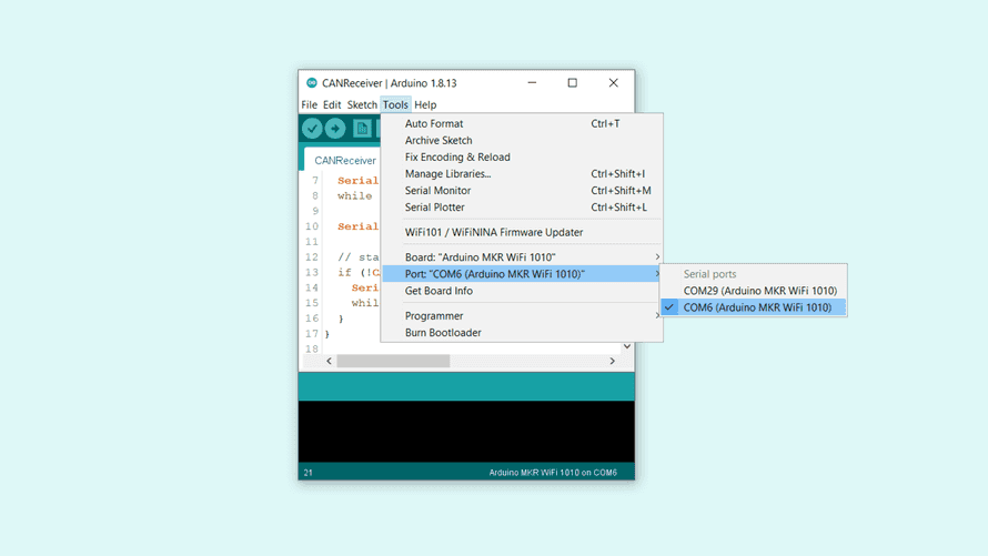Sending Data Between Two MKR CAN Shields | Arduino Documentation