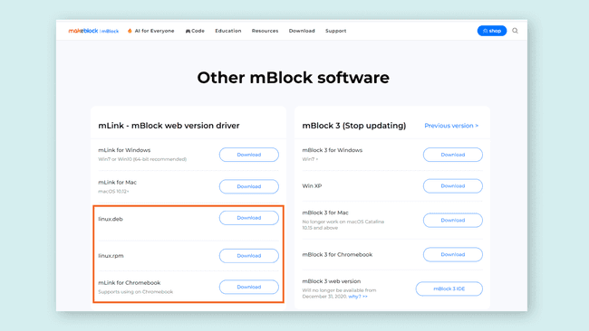 download Chromebook mlink
