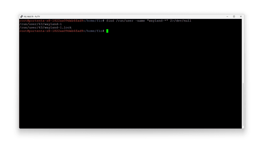 Wayland Display Socket
