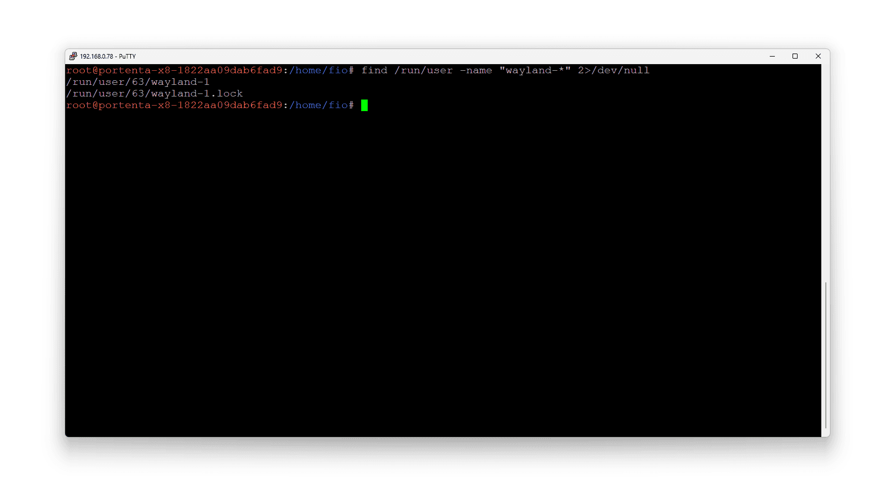 Wayland Display Socket